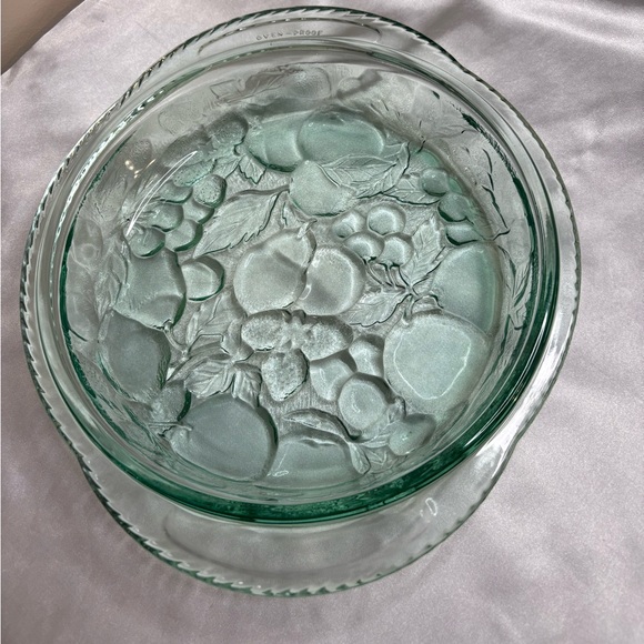 Libbey | Dining | L Ibbey Orchard Fruit Green Pie Dish | Poshmark